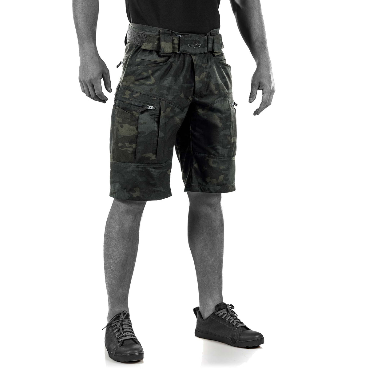 P-40 Tactical Shorts Gen.2 - Multicam Black – alphagear.dk
